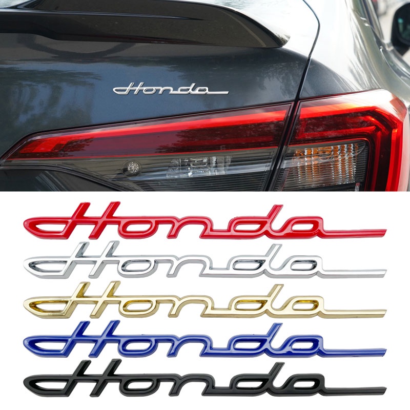 1pcs ABS New Black Red Silver Sticker Car Styling Rear Trunk Letters ...