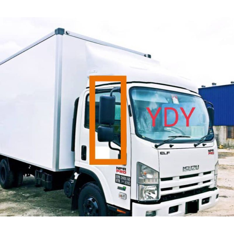 Isuzu NPR PRO side mirror glass | Shopee Malaysia