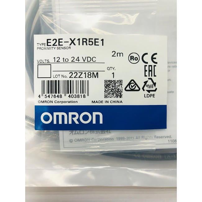 OMRON PROXIMITY SENSOR E2E-X1R5E1 2M | Shopee Malaysia
