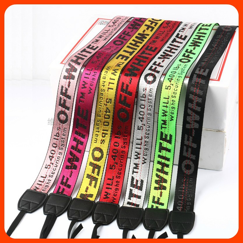 Camera DSLR Nylon Off White Strap Tali Strap Kamera Neck Shoulder Strap ...