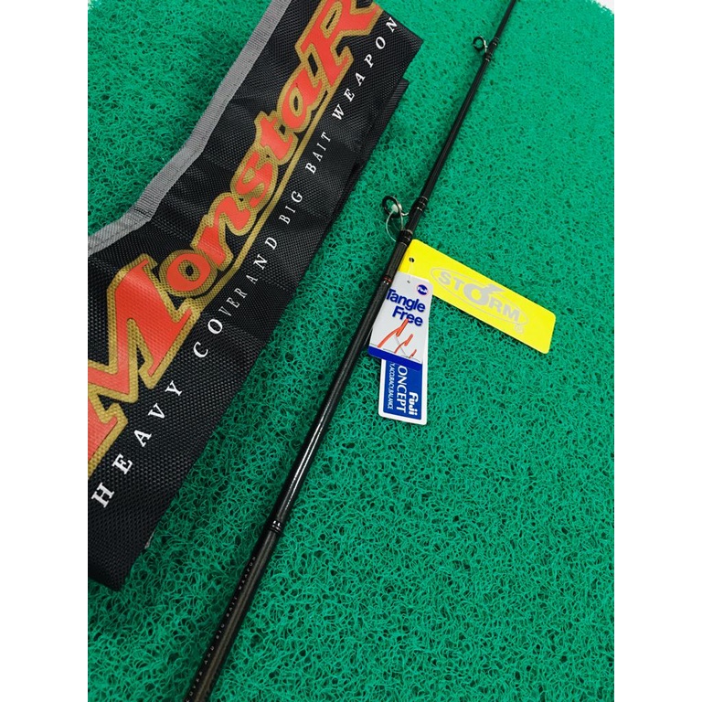 (JOM PANCING) Storm Monstar Cast PE1-3 Baitcasting Jigging Rod +PVC ...