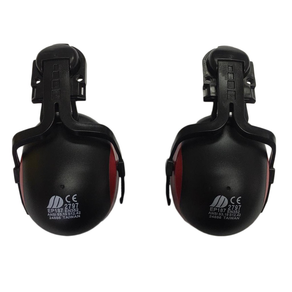 Cap Mounted Safety Earmuff / Attachable Safety Earmuff Certificated CE ...