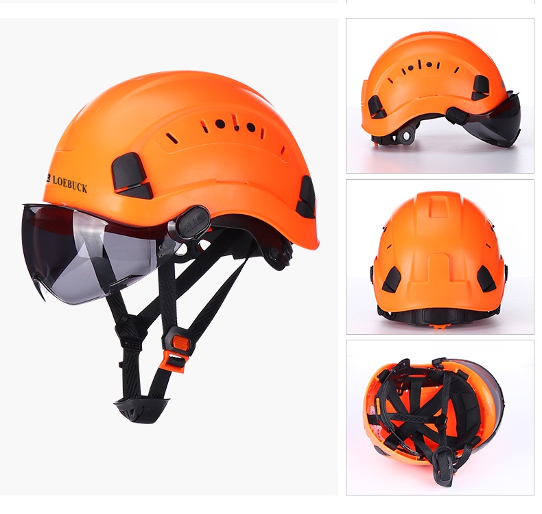 Safety Helmet ABS Breathable Construction Site Power Construction with ...