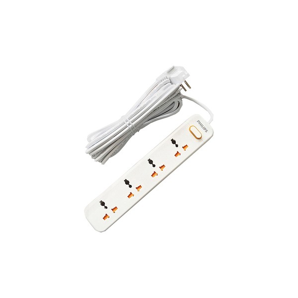 Philips SPN1248WC/74 4-hole 3-Prong 5m Power Socket | Shopee Malaysia