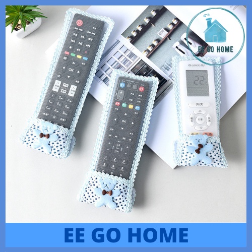 1pcs Fabric Air Conditioning Protective Cover Case Dustproof TV Remote ...