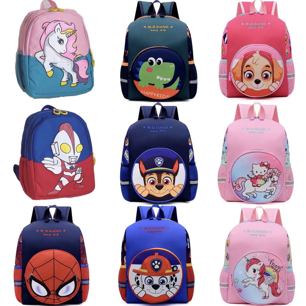 Cute Cartoon Backpack Kids Backpack Beg Sekolah Pre School Bag For Boy ...