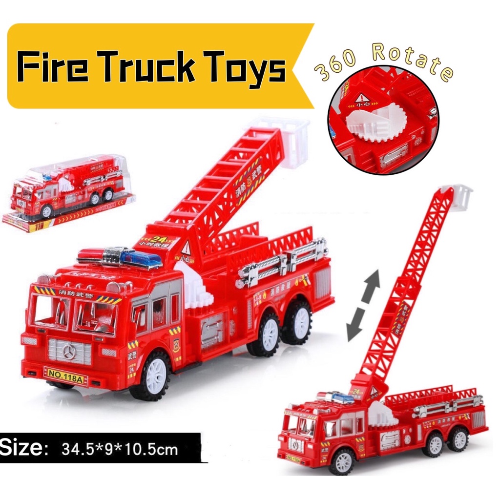 Fire Truck Engine Fireman Bomba Toy lori bomba Fire Truck Engine ...