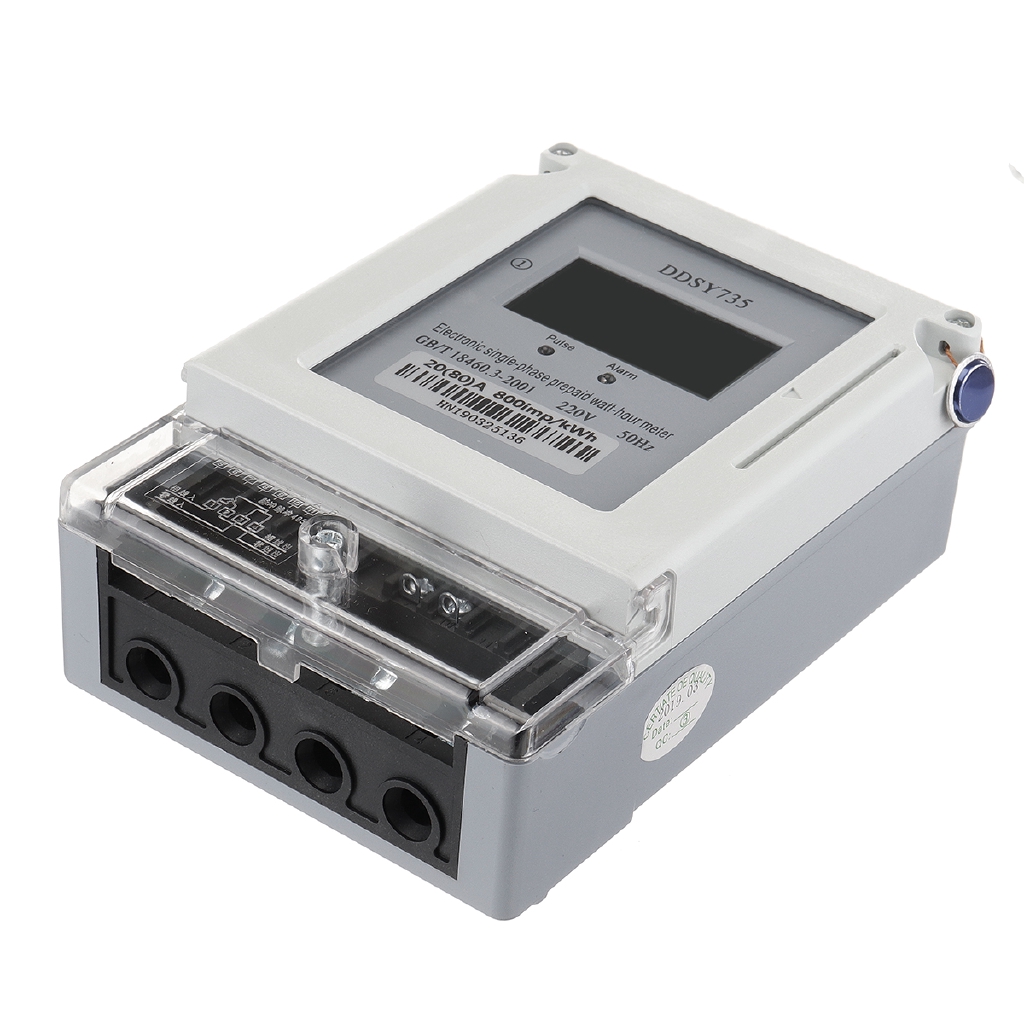 Digital Display Card Meter 50Hz Electric Prepayment Slot Meter ...