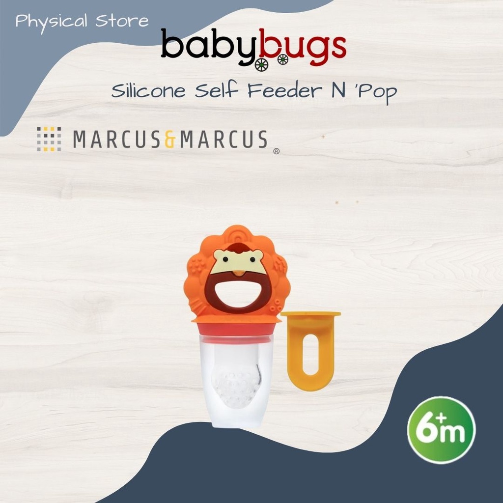 Marcus & Marcus Silicone Self Feeder N 'Pop 6M+ | Shopee Malaysia