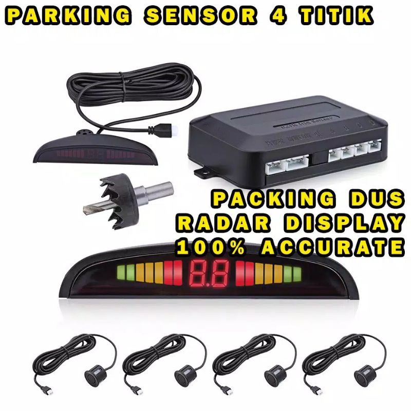 4-point display Parking sensor | Shopee Malaysia