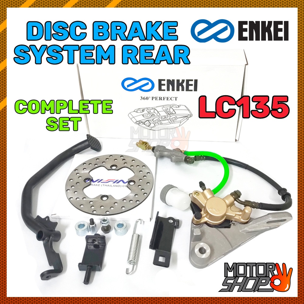LC135 5S CALIPER SYSTEM MODIFY REAR DISC BRAKE SYSTEM LC135 V2 V3 V4 V5 ...