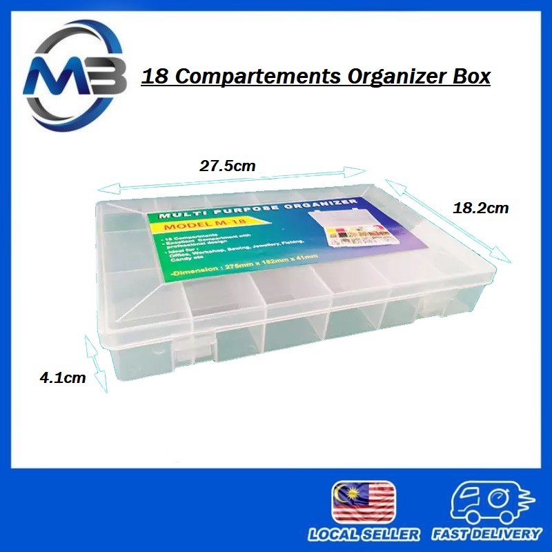 Plastic Storage Box Holder Case Display Organizer Jewelry Earring Bead ...