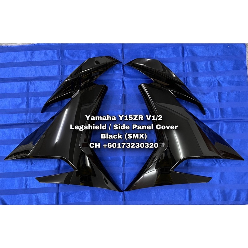 Yamaha Y15ZR Cover Leg shield Side Panel Cover V1 V2 Black Silver Blue ...