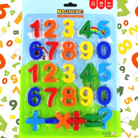 Edukids Magnetic Alphabets & Numbers for Kids / Huruf & Nombor Magnet ...