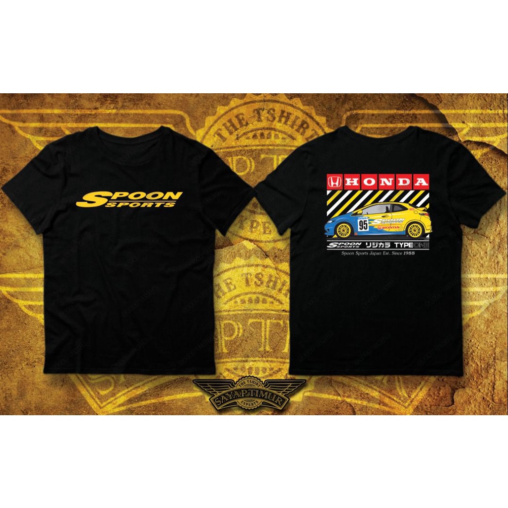 Spoon Sports Honda Civic FN2 FN2R TYPE R *D2 (Black Tshirt) | Shopee ...
