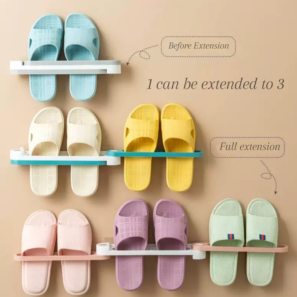 Kaizen Adhesive Unique Foldable Shoes Rack | Shopee Malaysia