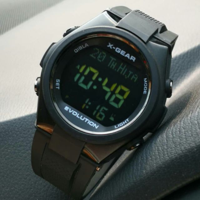 JAM TANGAN MUSLIM QIBLAT X-GEAR (JAM TANGAN LELAKI MURAH WATERPROOF ...