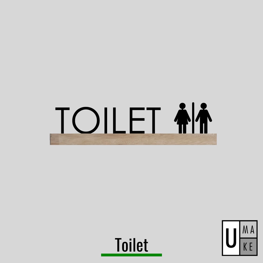 UMAKE Daily Sign, Signage, Signmark, No Entry, Toilet, No Parking, No ...