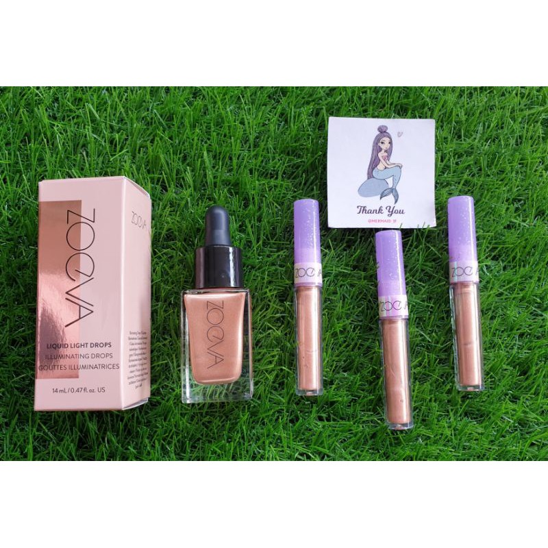 💯ZOEVA LIQUID HIGHLIGHTER TRIALPACK(ROSE GOLDEN) | Shopee Malaysia