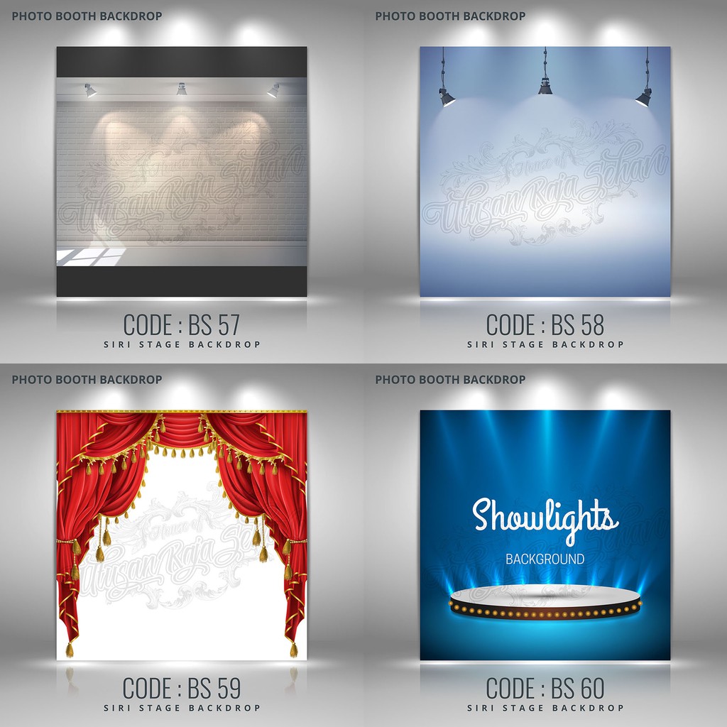 Photobooth Backdrop / Backdrop Tarpaulin Saiz 5x5ft, 6x6ft, 7x7ft ...