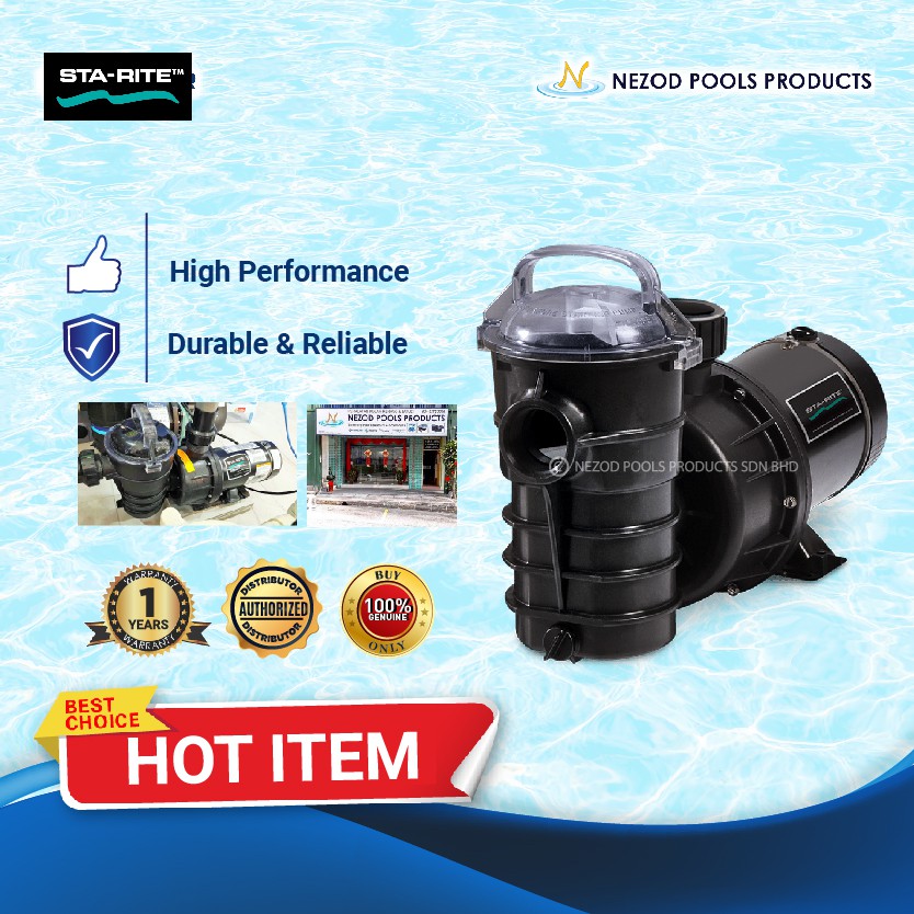 STA-RITE DYNAMO SELF PRIMING SWIMMING POOL PUMP 1.0HP 230V/50HZ / NEZOD ...