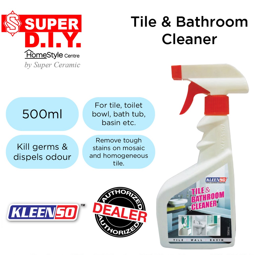 KLEENSO KHC811 Tile And Bathroom Cleaner (500ml) | Shopee Malaysia