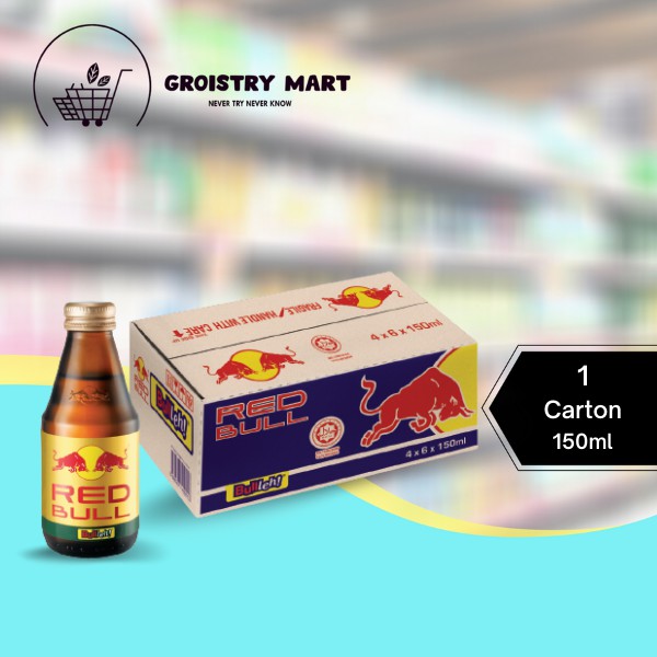 Red Bull Energy Drink Bottle (6in1) 150ml ( 24 x 150ml ) 1 Carton ...
