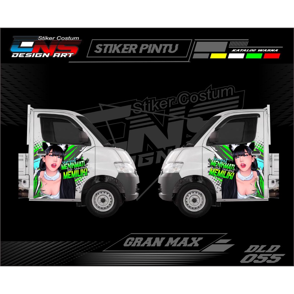 Daihatsu Gran Max Granmax Pick Up Car Door Sticker Sticker Print ...