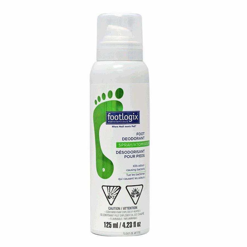 Footlogix Foot Deodorant Spray #9 (125ml) | Shopee Malaysia