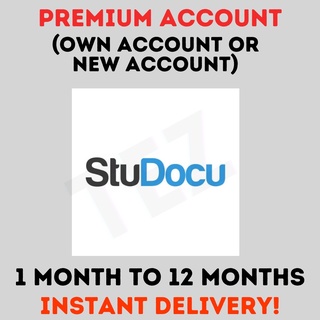 StuDocu Premium Account Private (1 Month / 2 Months / 6 Months / 1 Year ...