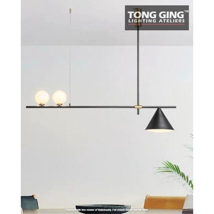 Bellini Trendy Black Pendant Light Lampu Hiasan Siling Gantung Ceiling ...
