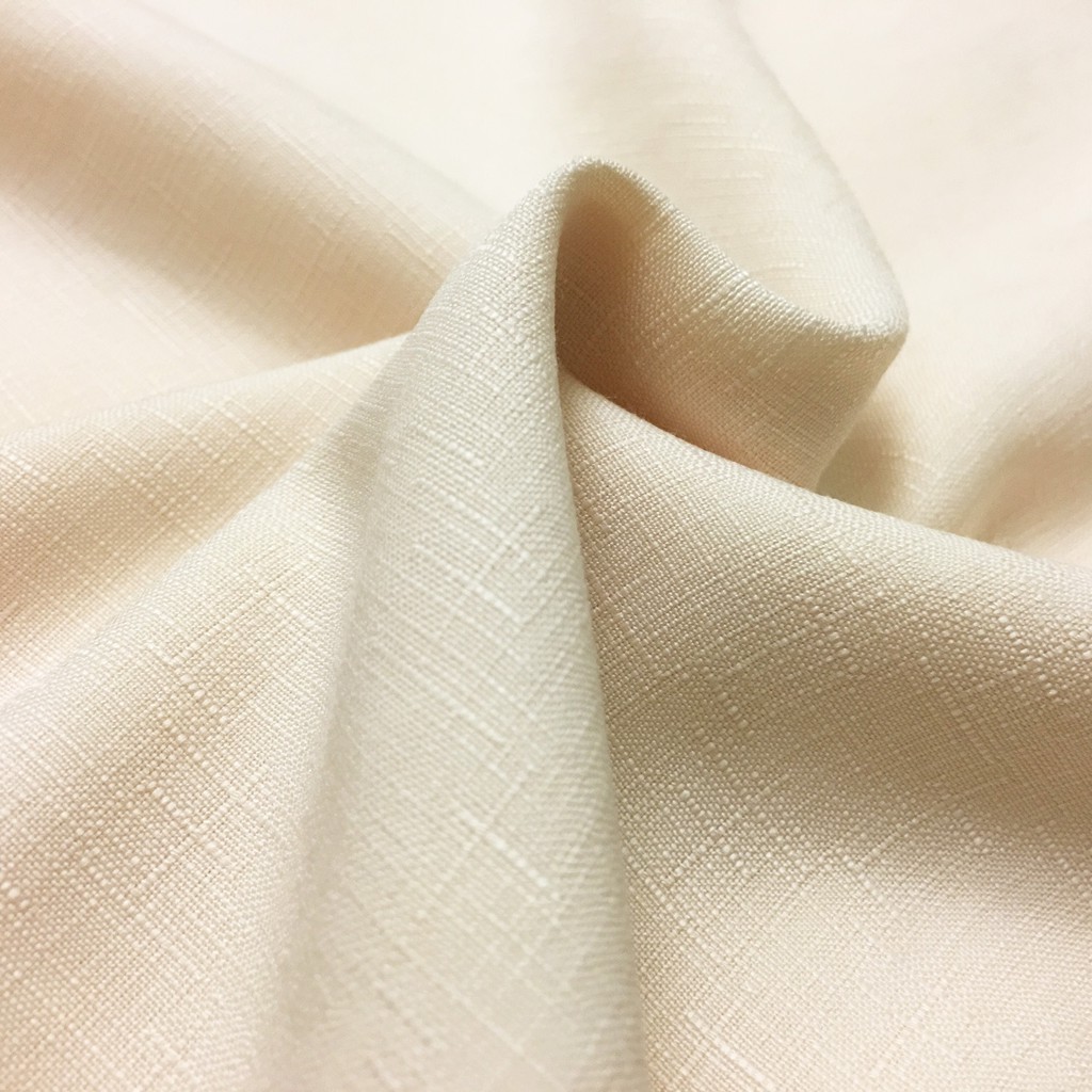 Plain color bamboo cotton linen fabric/kain cotton linen cloth | Shopee ...
