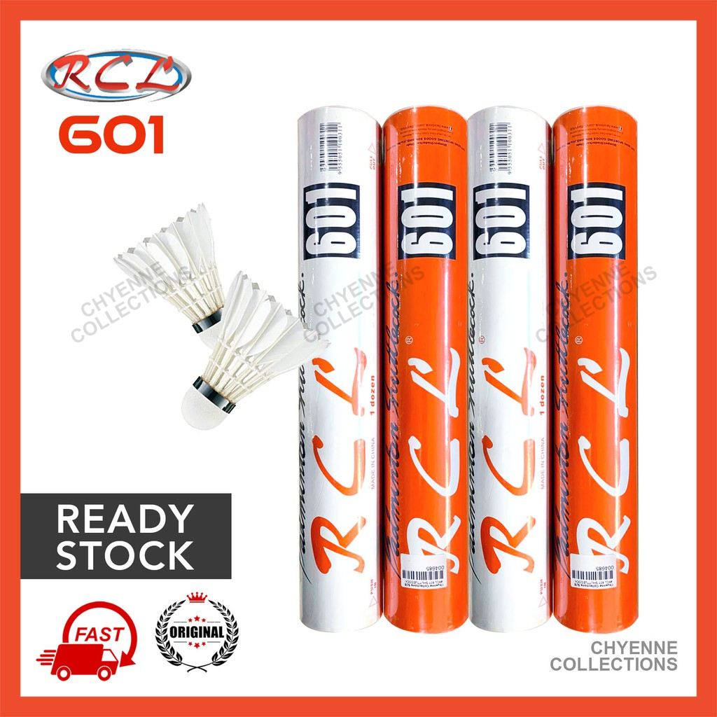Original RCL 601 Shuttlecocks Good Quality Badminton • Bulu Tangkis ...