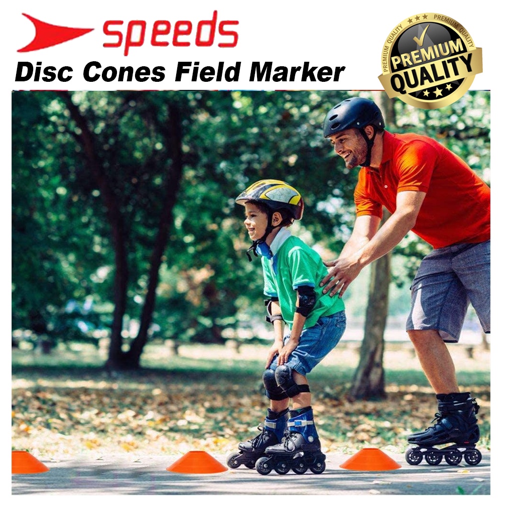 SPEEDS Training Disc Cone Field Marker Disk 50pcs Outdoor Indoor ...