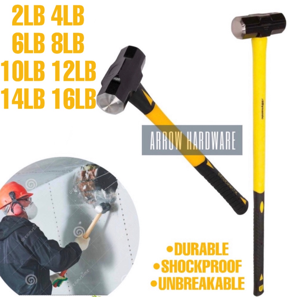Diamond Anton Demolition Steel Sledge Hammer Heavy Duty | Shopee Malaysia