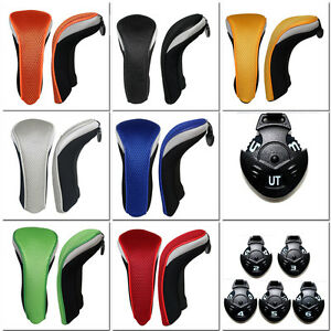 NEW Mesh Golf Headcover Premium Golf Club Rescue Head Covers Hybrid UT ...