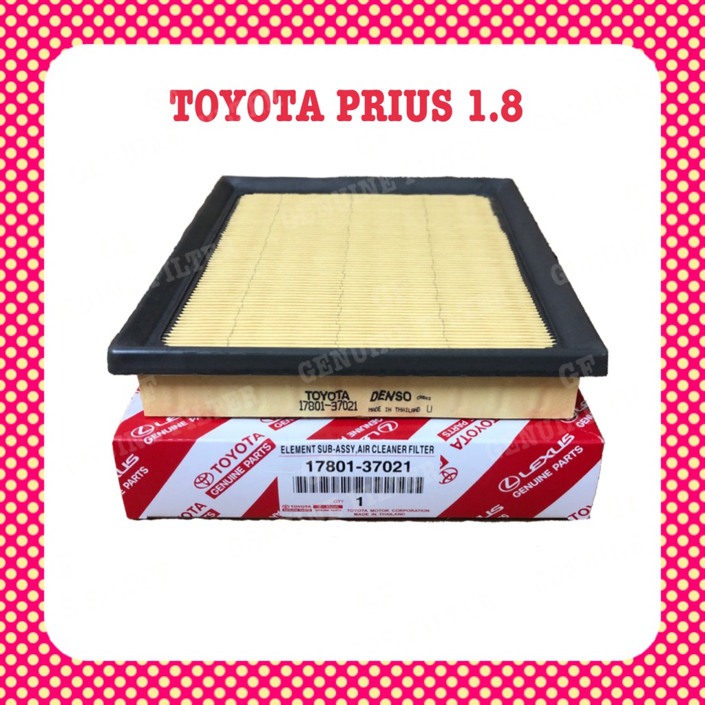 TOYOTA PRIUS 1.8 ZVW30 HYBRID LEXUS CT200H 1.8 ZWA10 AIR FILTER 17801 ...