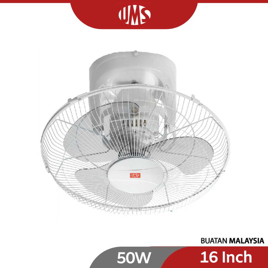 UMS 16 Inch SIRIM Approved Ceiling Auto Fan Kipas Siling / 3 Speed 5 ...