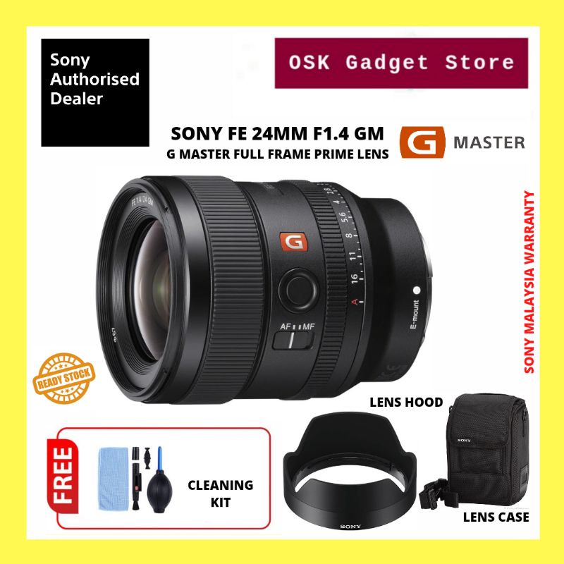 Sony FE 24mm F1.4 GM G Master Full Frame Prime Lens For Sony Camera ...