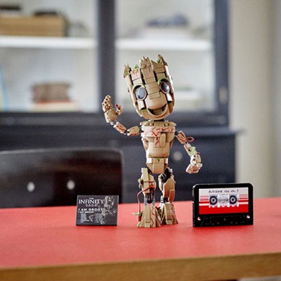 47PCS/Set Groot Tree Man Building Blocks Children Educational Toy ...