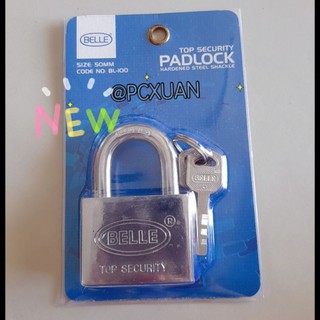 ORIGINAL BELLE 50mm Security Padlock / Mangga Pintu / Top Security ...