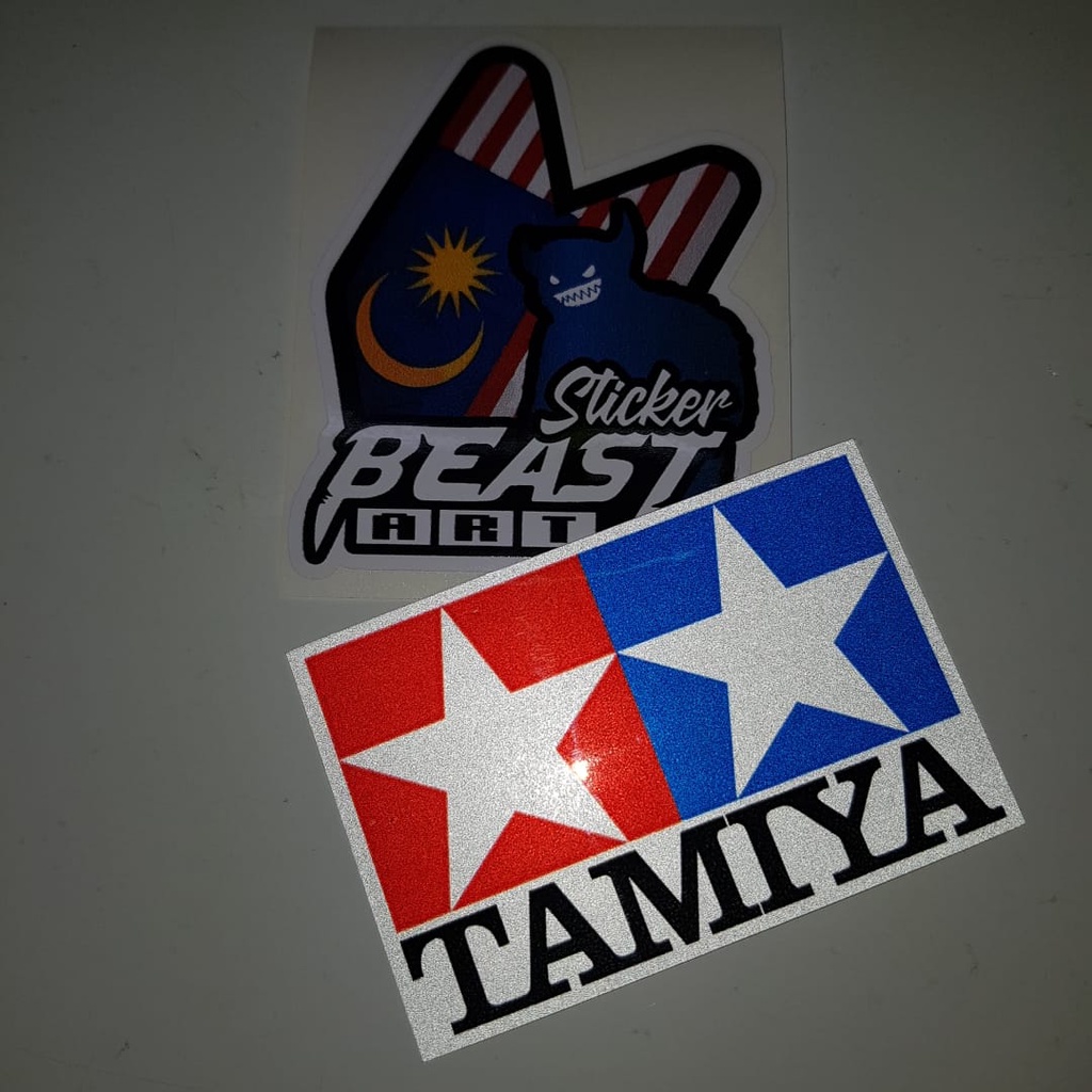 TAMIYA / STICKER TAMIYA / TAMIYA REFLECITVE / STICKER BEAST ART ...
