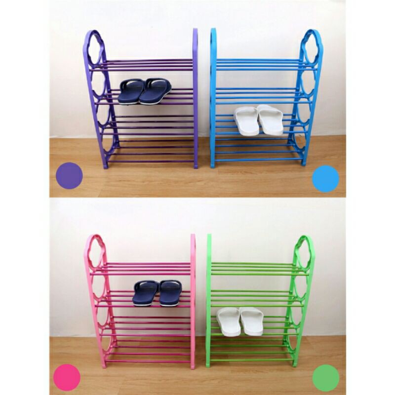 portable 4 tier shoe rack 20cm x 50cm x 61cm (rak kasut 4 tingkat ...