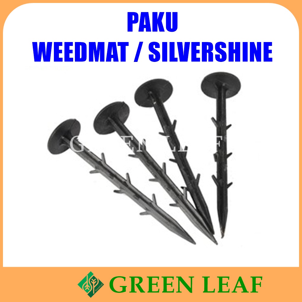 (1000 UNITS) Paku Weedmat 11CM / 16CM Weedmat Nail / Paku SilverShine ...