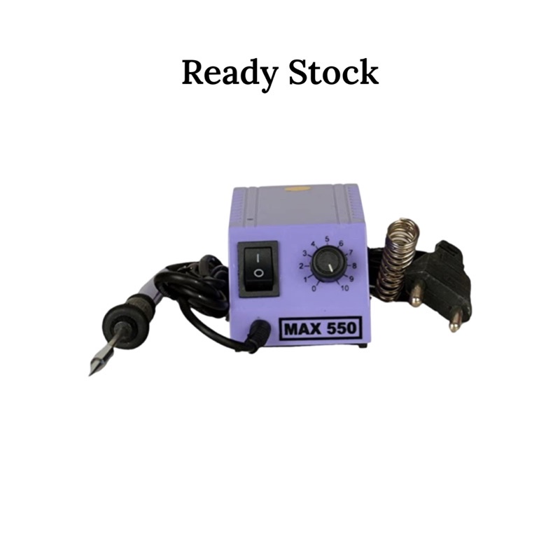 MAX 550 -Adjustable Temperature Soldering Solder Iron Station Gun ...