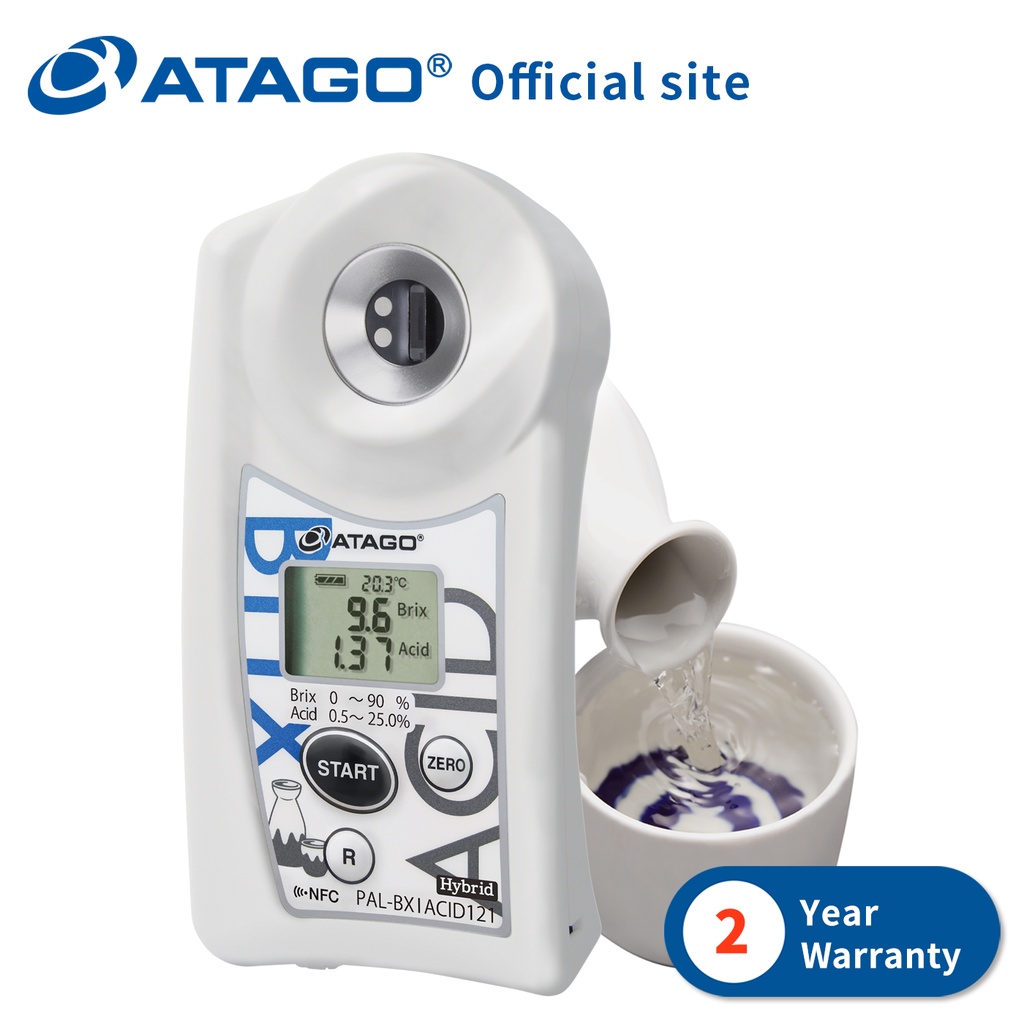 ATAGO Pocket Brix Acidity Meter (Sake) PAL-BX/ACID121 Master Kit ...