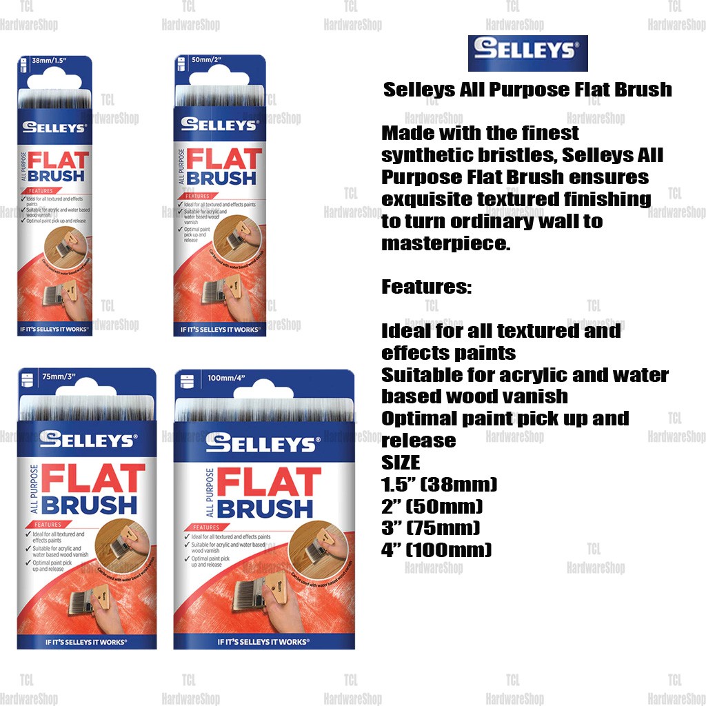 [100% Original] Selleys All Purpose Flat Brush Internal and External ...