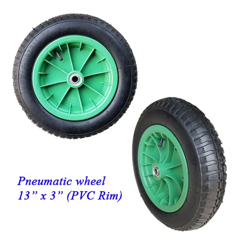 HEAVY DUTY PVC PNEUMATIC WHEELBARROW WHEEL (AIR) / TAYAR KERETA SORONG ...