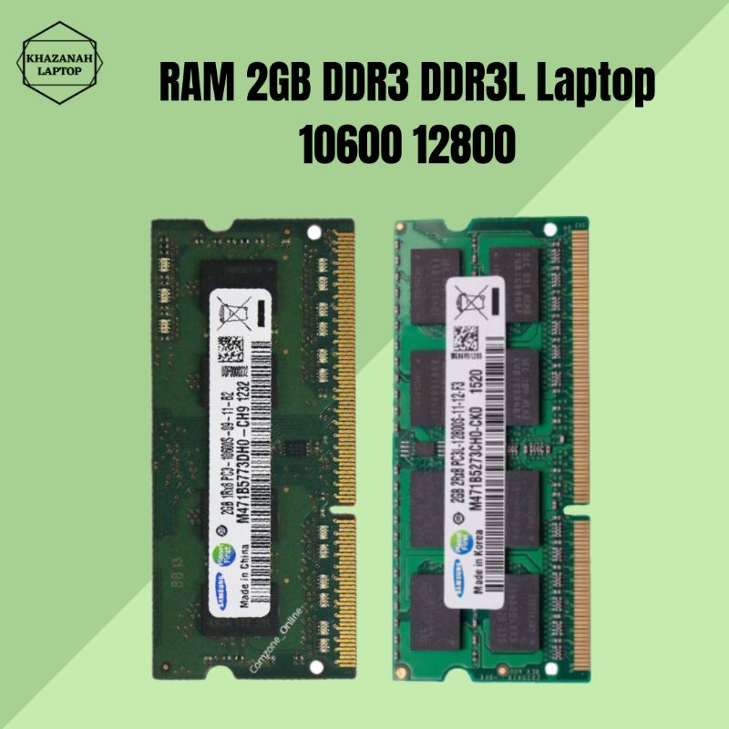 Ram 2gb DDR3 DDR3L for laptop ram sodimm new pc3 pc3l 12800 10600 ...