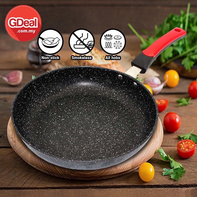 GDeal Maifan Stone Coating Smokeless Non stick Frying Pan 28cm Cookware ...